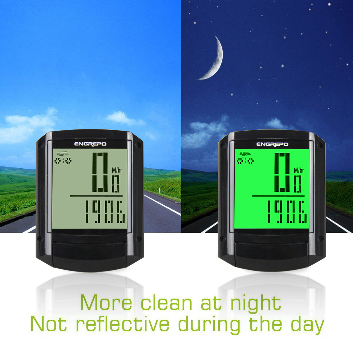 ENGREPO SPORTS: ENGREPO Bike Computer, Wireless Bicycle Speedometer ...