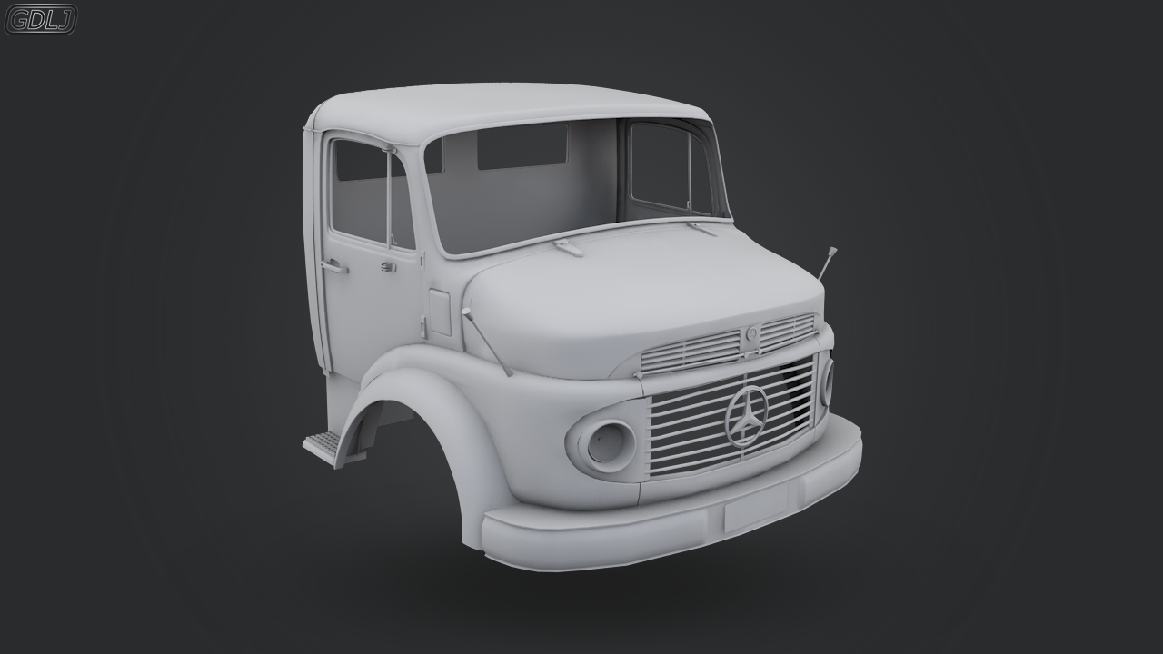 Mercedes-Benz Truck 1924-2624 Cabin | Layth Jawad