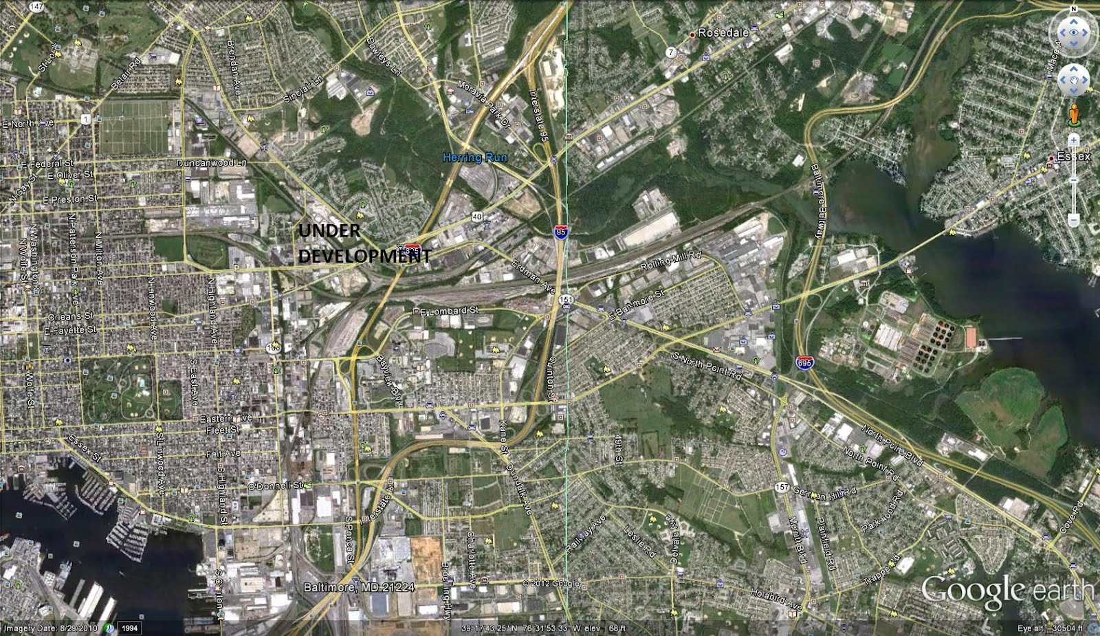 Baltimore City's Past Present and Future: Highways:Dividing East ...