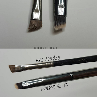 Dupethat: MAC 208 Angled Brow Brush Dupes