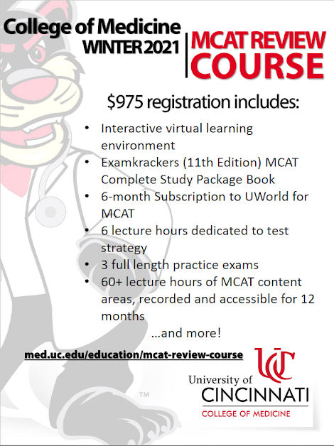 University of Cincinnati College of Medicine MCAT Review Course