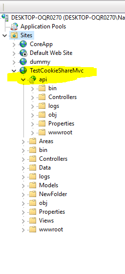 Part 2: Share Authentication Cookie - Application Runs Under Another ...