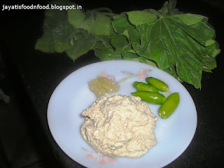 Jayati's Food Journey - Enjoy!!!: Lau Shak Posto Bharta