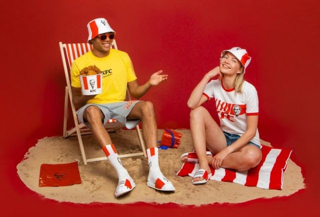 KFC UK Selling KFC Bucket Hats and Sandals for Summer 2021
