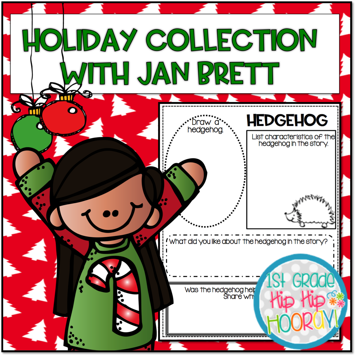 1st Grade Hip Hip Hooray!: Jan Brett Holiday Collection
