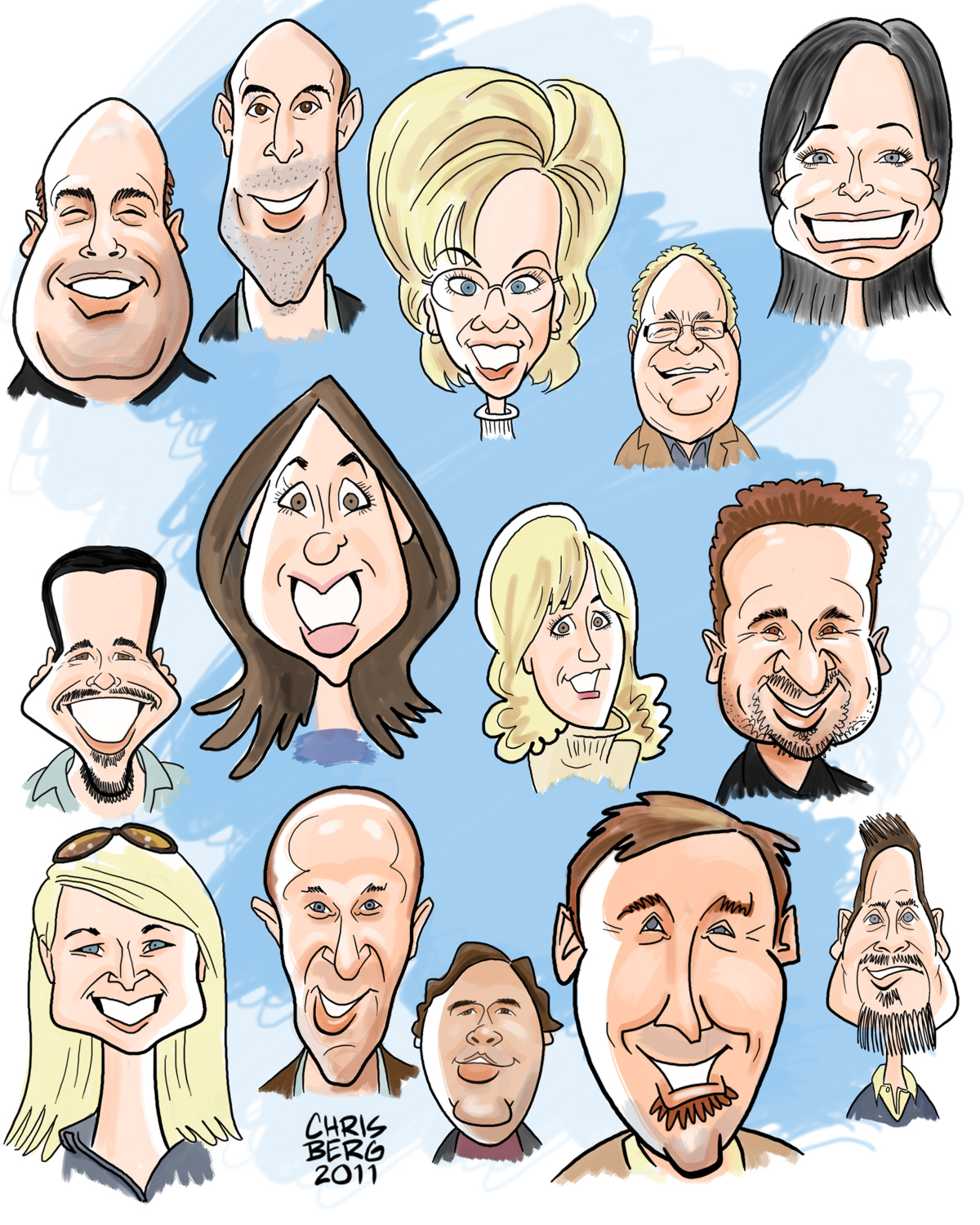Chris Berg's Caricature Blog: Samples from a Recent Digital Caricature ...