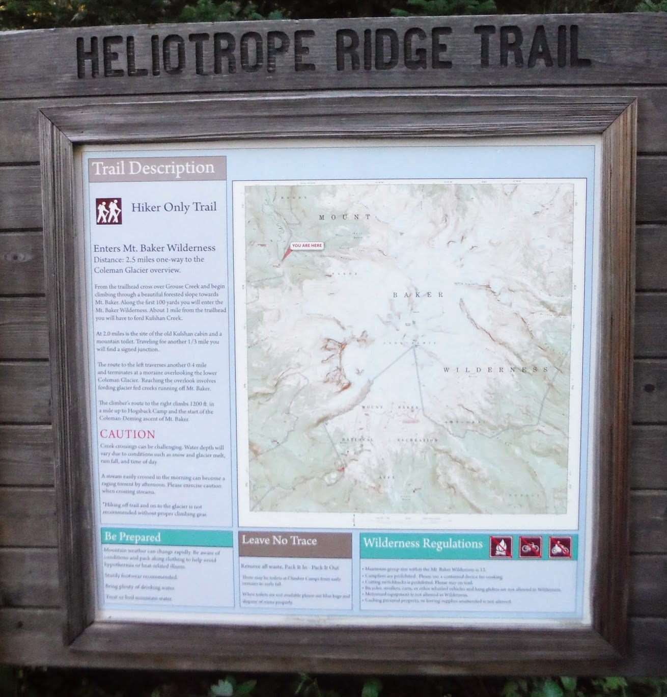 Discover Outdoors: Hiking Heliotrope Ridge - a view from the top