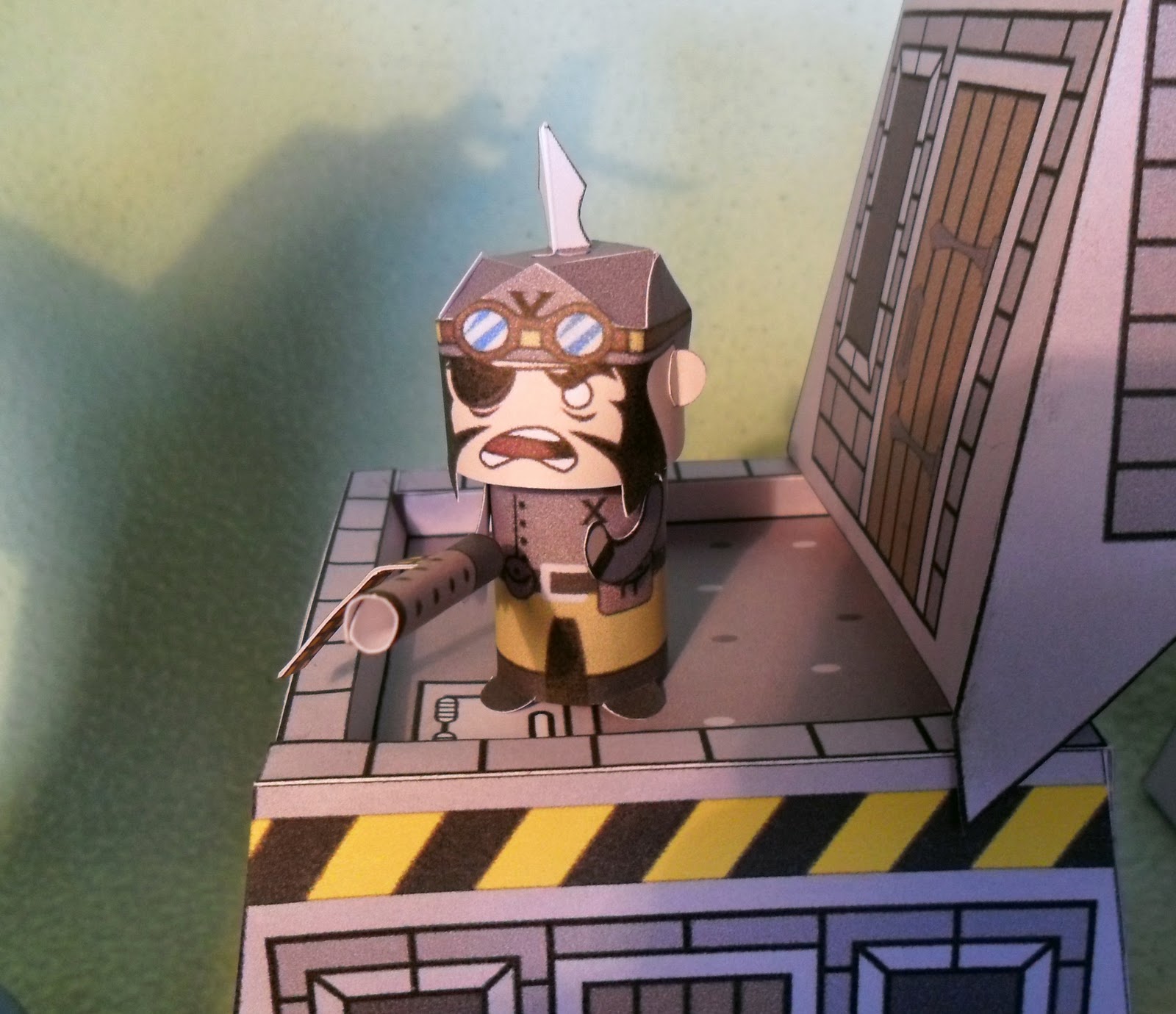 Gibbering Madness: Flipitpapercombat... Black X army...