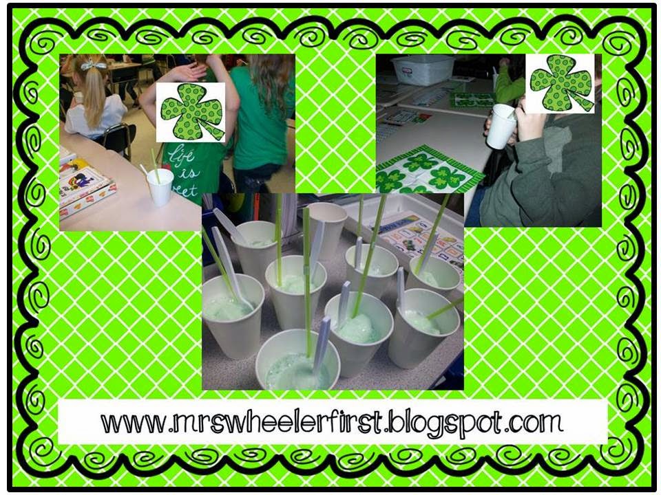 Mrs. Wheeler's First Grade Tidbits: Shamrock Floats