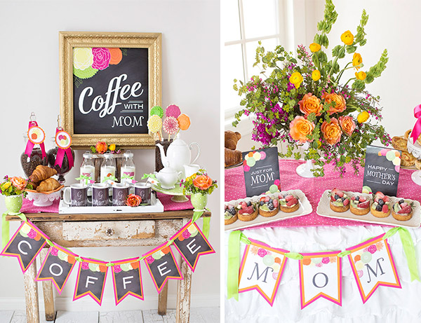 Fiesta del día de la madre temática “Café con Mamá” una idea para ...