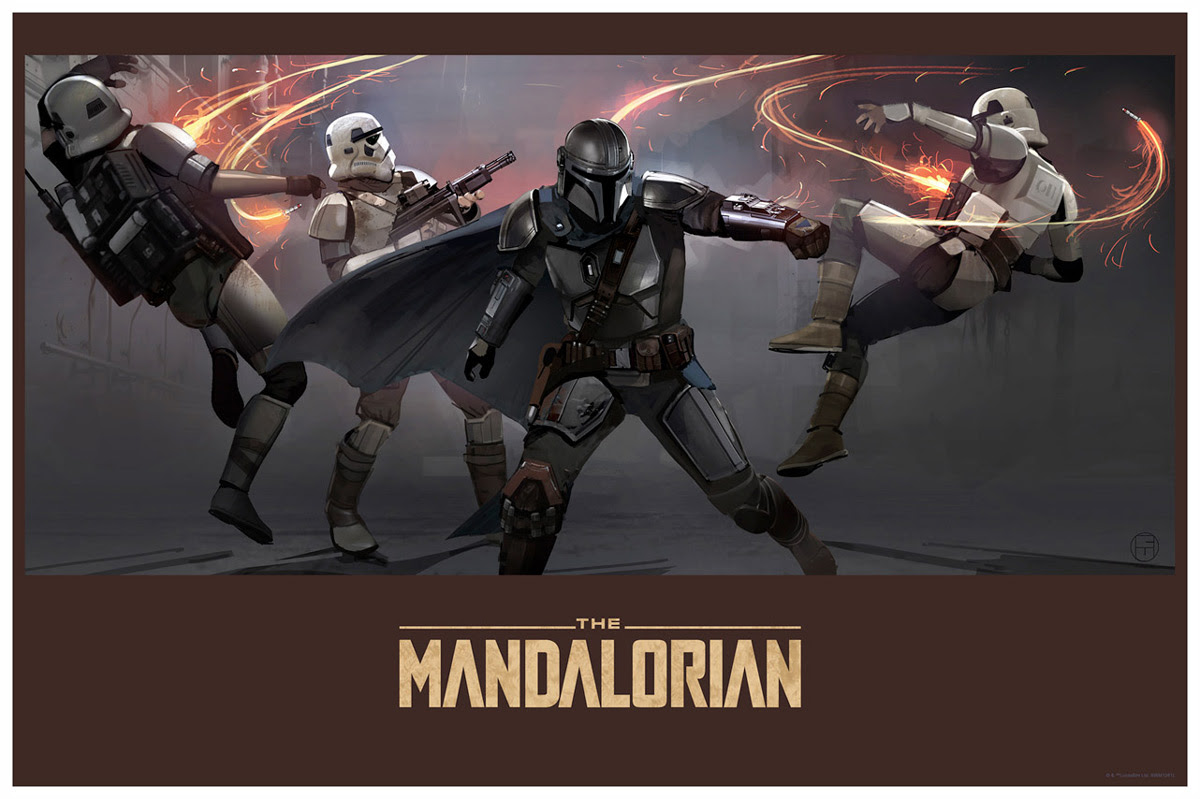 The Geeky Nerfherder: #CoolArt: 'Star Wars: The Mandalorian' prints ... The Geeky Nerfherder: #CoolArt: 'Star Wars: The Mandalorian' prints ...