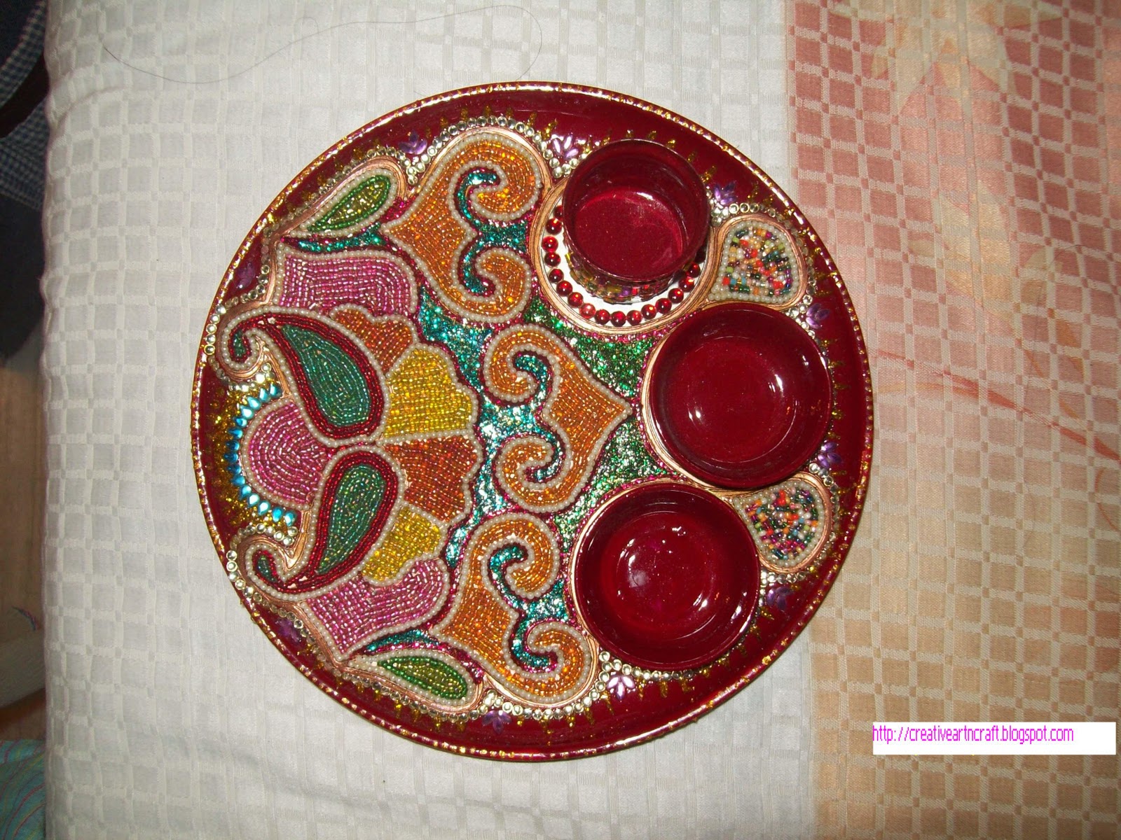 Anu's art and crafts: Thali Decoration