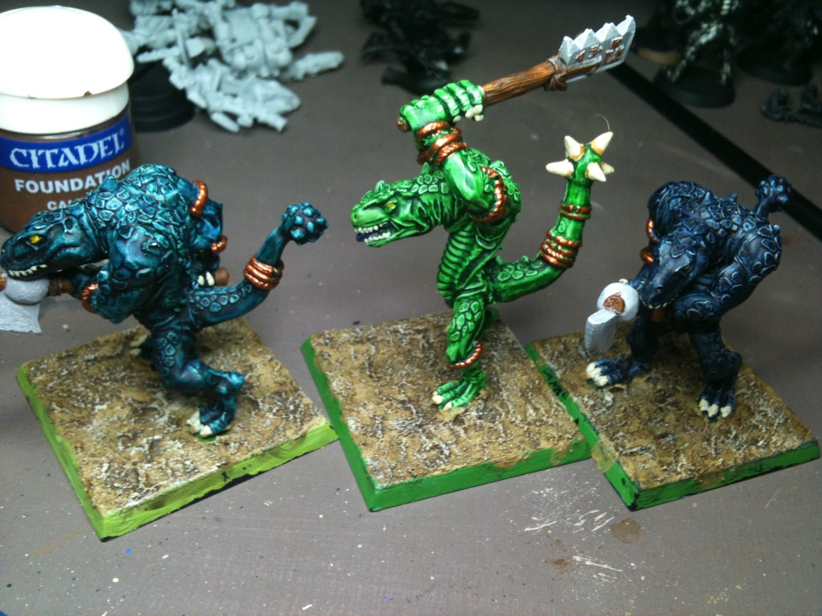 Chaos bound - Warhammer 40k Battle Reports / Painting: Lizardmen Army ...