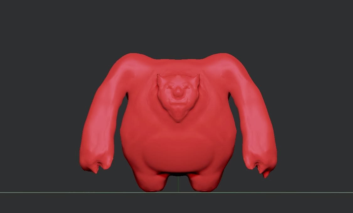 Animation Blog: [YEAR 2] Z Brush -Monster attempt-