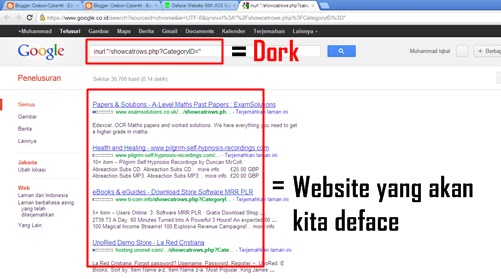 Cara Deface Website Menggunakan Teknik XSS Vulnerability - Cirebon-Cyber4rt
