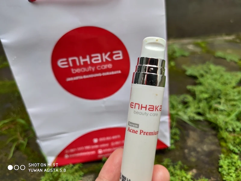 Review Enhaka Serum Acne Care Premium - Kisah Foto