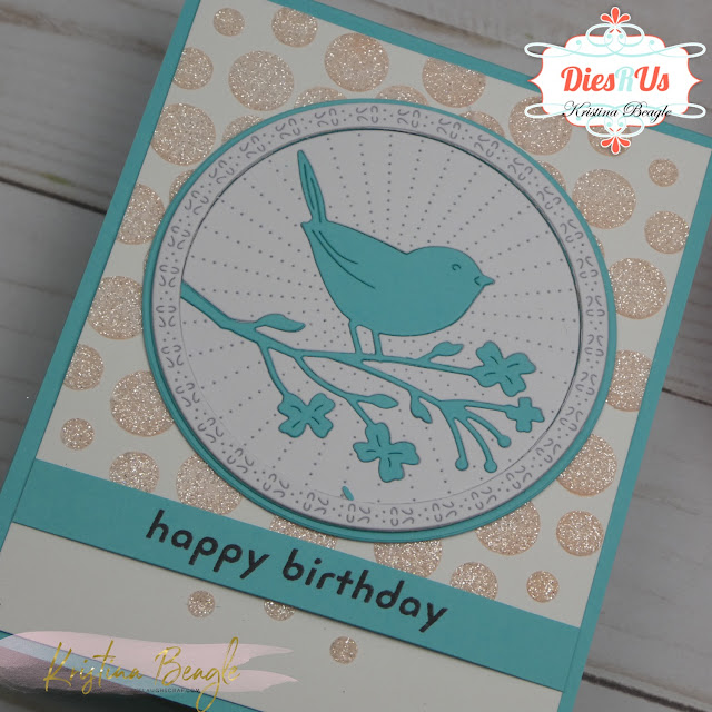 Dies R Us: Memory Box Perched Bird Birthday Card