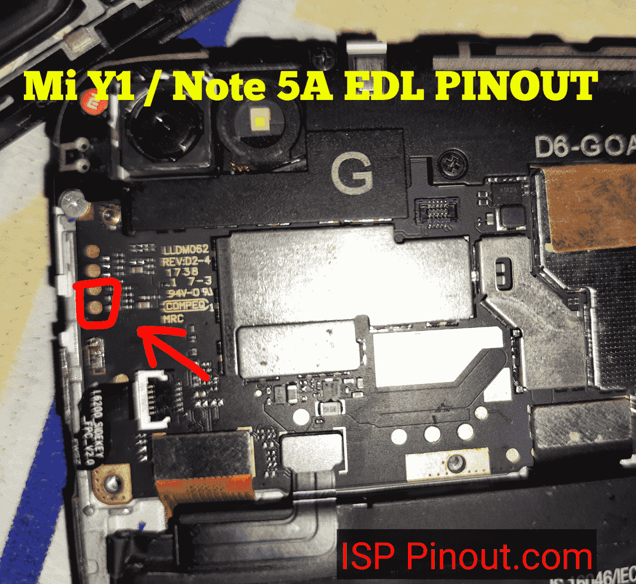 MI Y1 / NOTE 5A EDL PINOUT