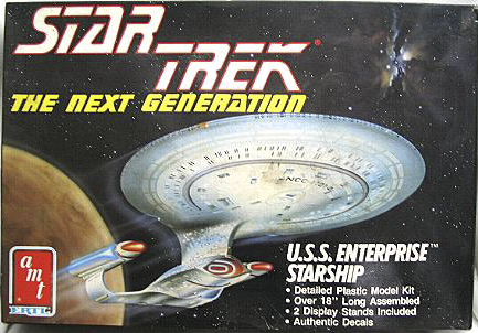 U.S.S. Enterprise, NCC-1701-D (1/1400 scale model)