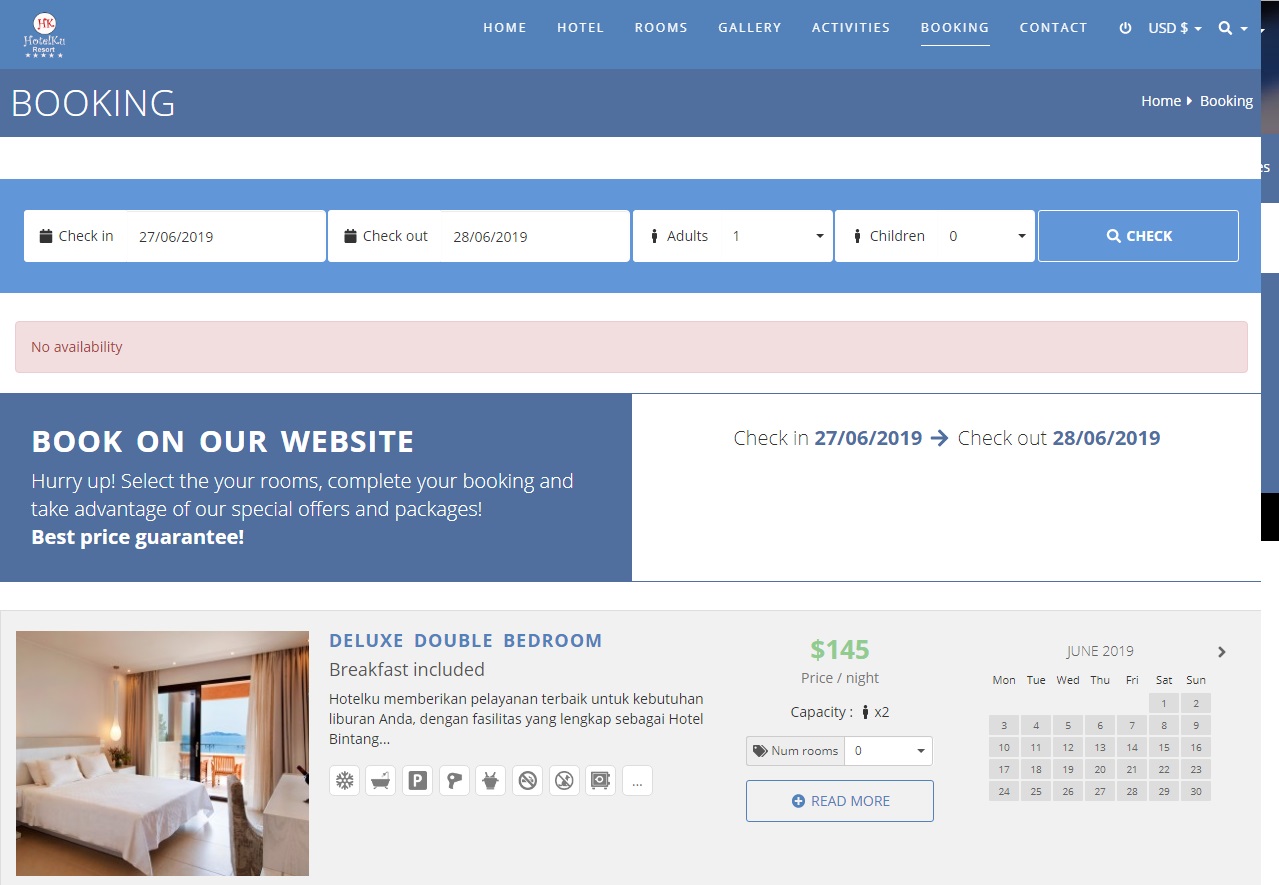 Source Code Aplikasi Hotel dan Booking PHP Responsive - Source Code