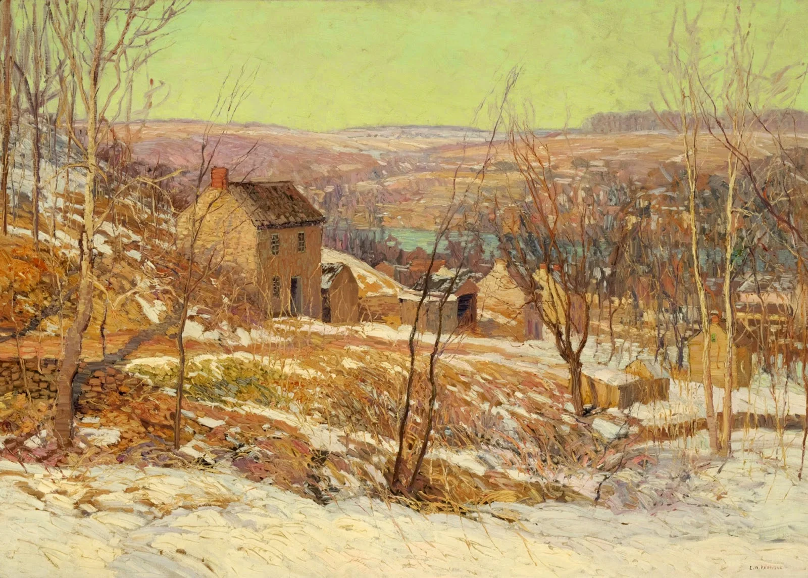 Edward Willis Redfield | Impressionist painter | Tutt'Art@ | Pittura ...