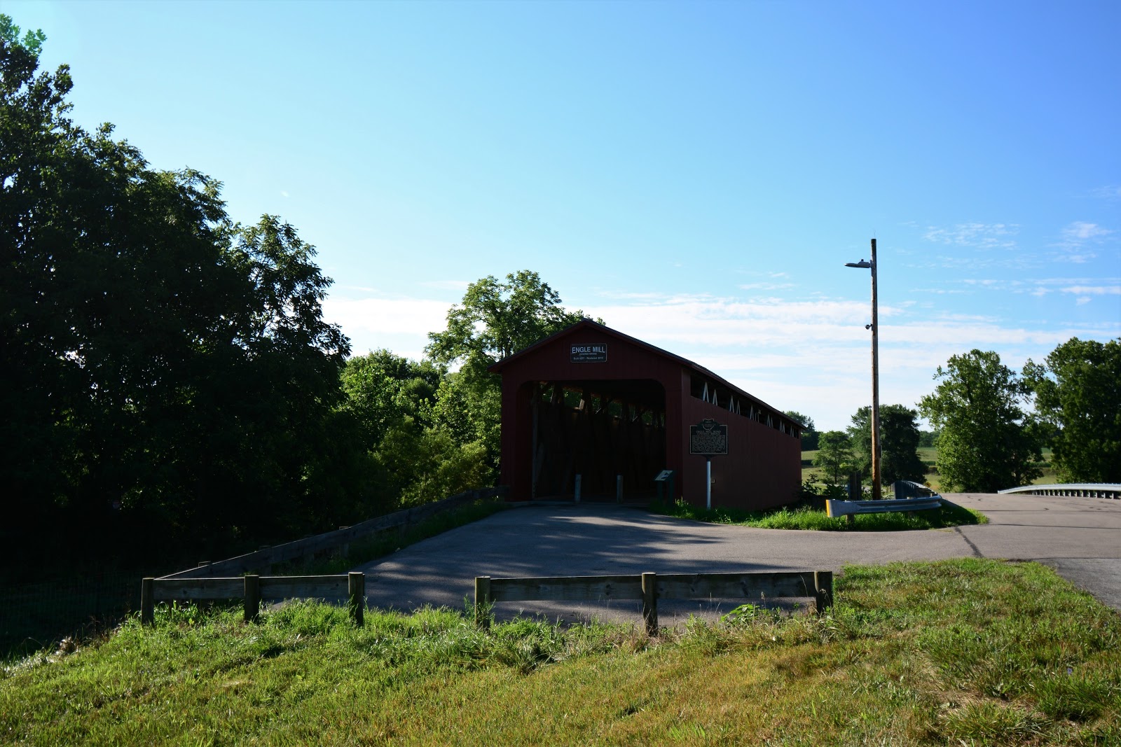 COVERED BRIDGES IN OHIO +: WEST ENGLE MILL ROAD COVERED BRIDGE - SPRING ...