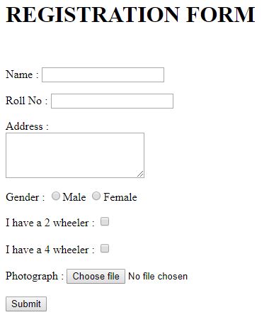 Registration Form Using HTML and JAVASCRIPT - Engineersiq