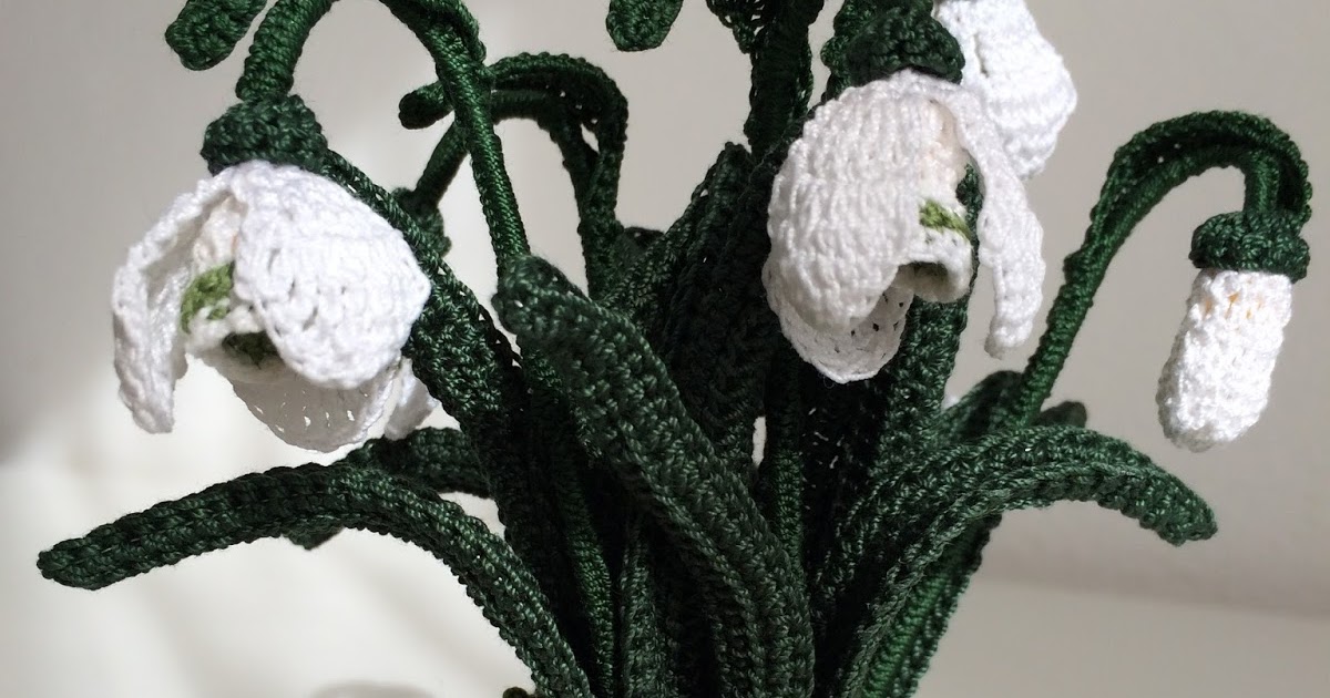 How to crochet a Snowdrop