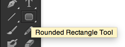 Illustrator & Photoshop Tutorials: How to change the Radius of the Rounded Rectangle Tool ...