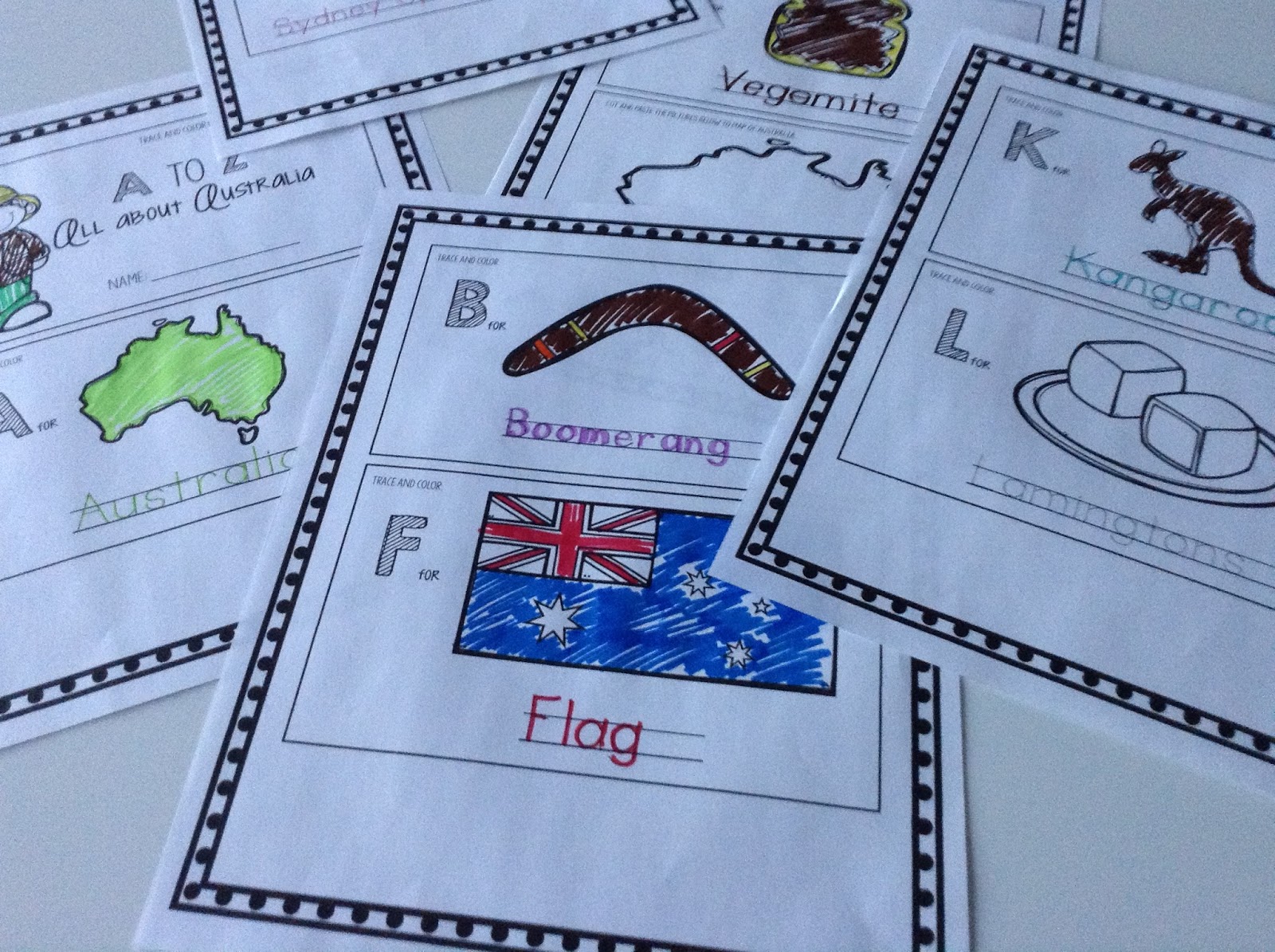 TeacherMomPlus3: All About Australia FREE Printable