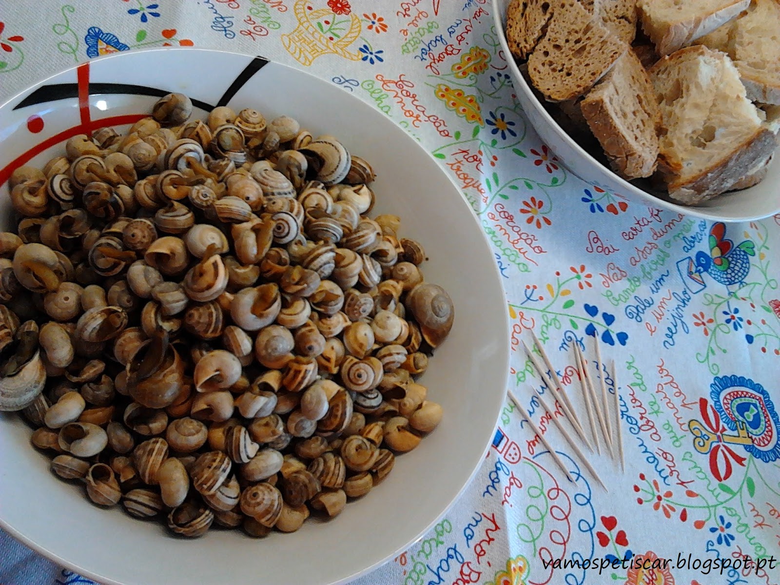 Vamos Petiscar!: Caracóis à Portuguesa