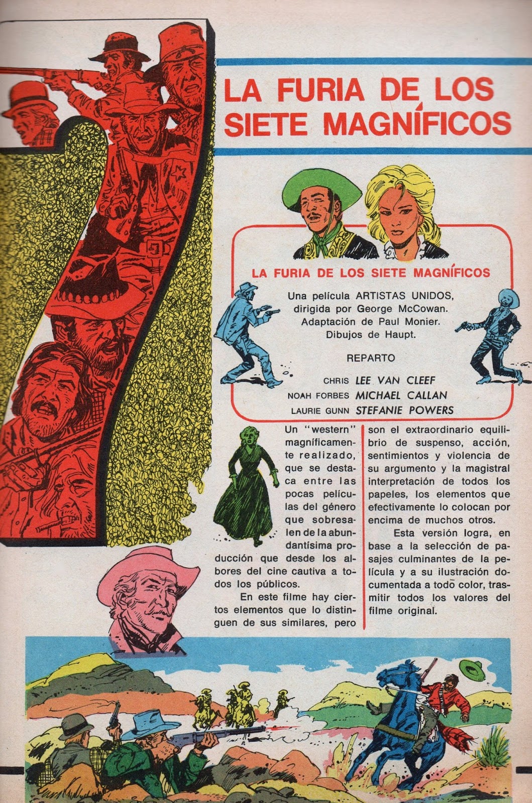 Columberos: Adaptación de película - La furia de los siete magníficos