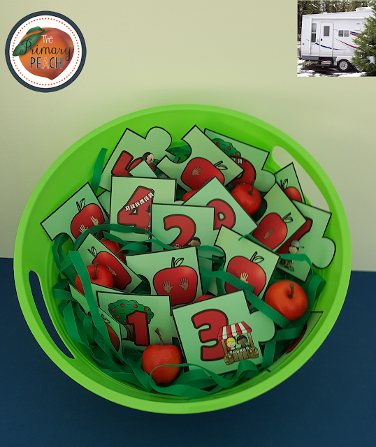 The Primary Peach: How to Make a Quick and Easy Apple Sensory Bin