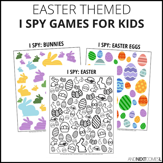 Easter I Spy Bundle Pack | And Next Comes L - Hyperlexia Resources