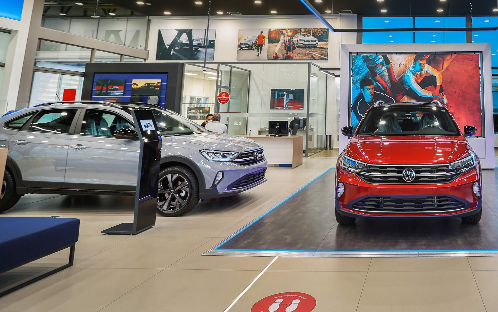 Brasilwagen estreia novo design de concessionária VW