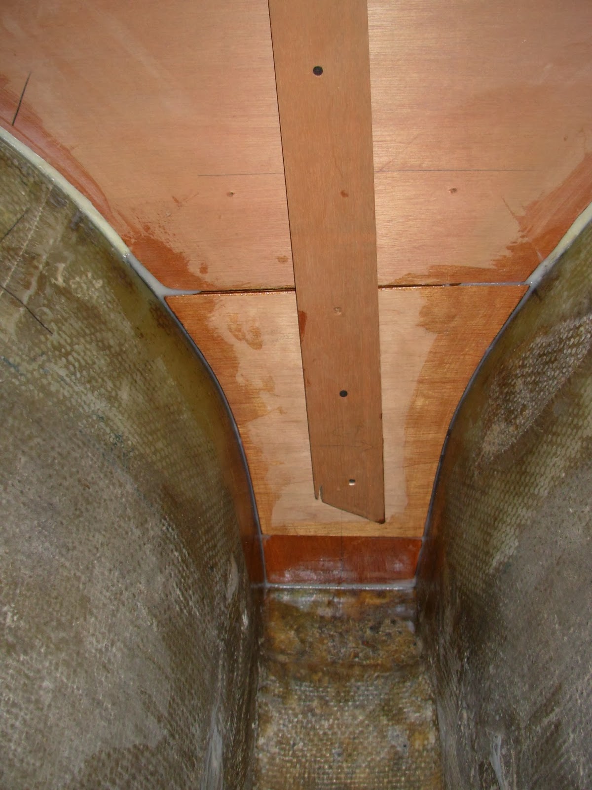 Westsail 32 Hull #667: Extending the Engine Room Bulkhead to the Bilge