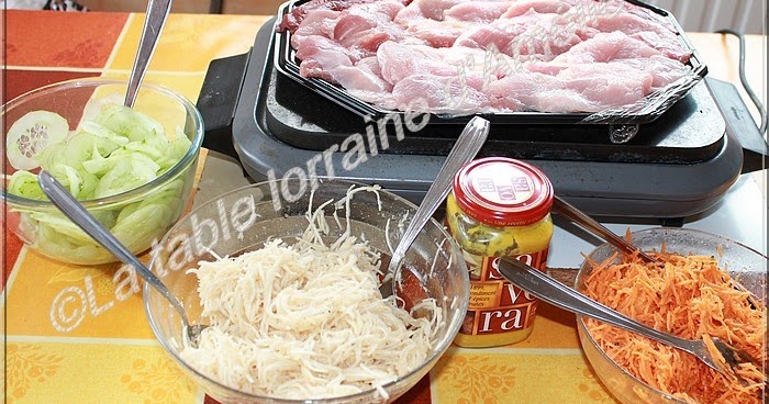 LA TABLE LORRAINE D'AMELIE: "Pierrade" pour un samedi soir sous la ...