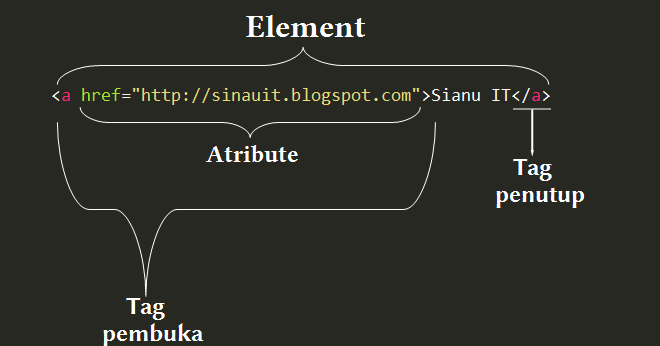 Mengenal Tag Element dan Atribut pada HTML Dasar untuk Pemula