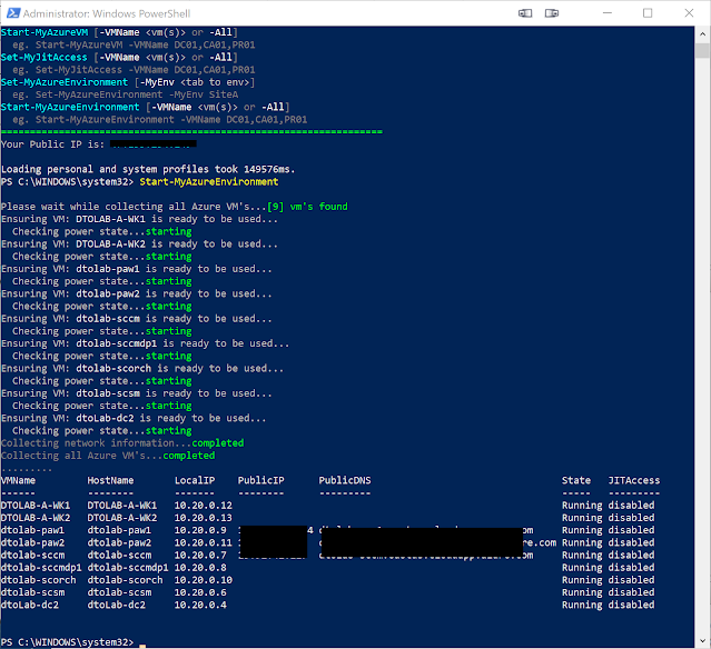 My Azure Profile Script