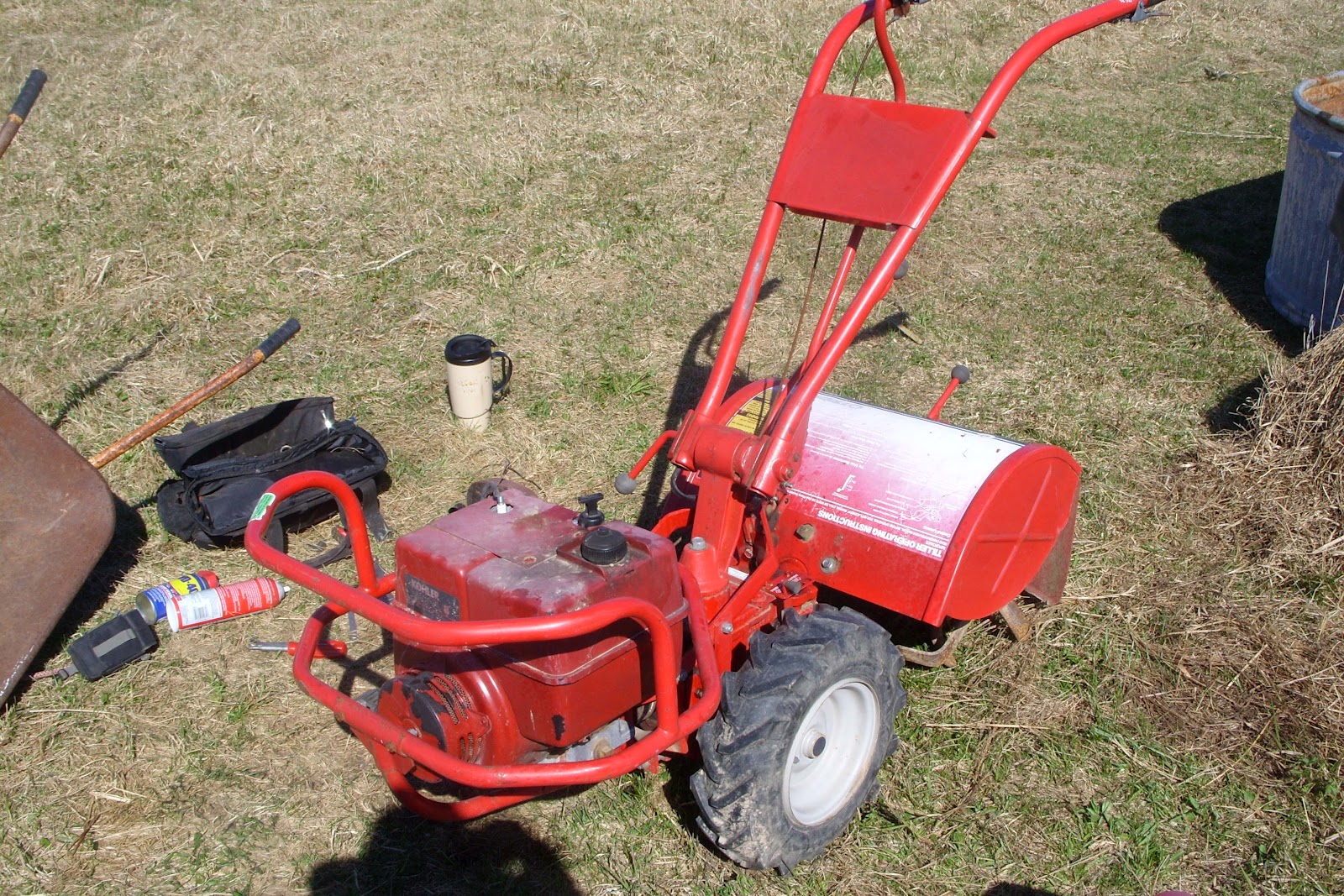 Forest House Farm: Troy-Bilt Rototiller