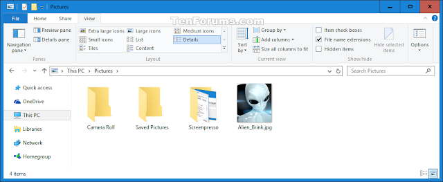 How To Set Default View For All Folders In Windows 10 Windows Basics How To Set Default View For All Folders In Windows 10 Windows Basics