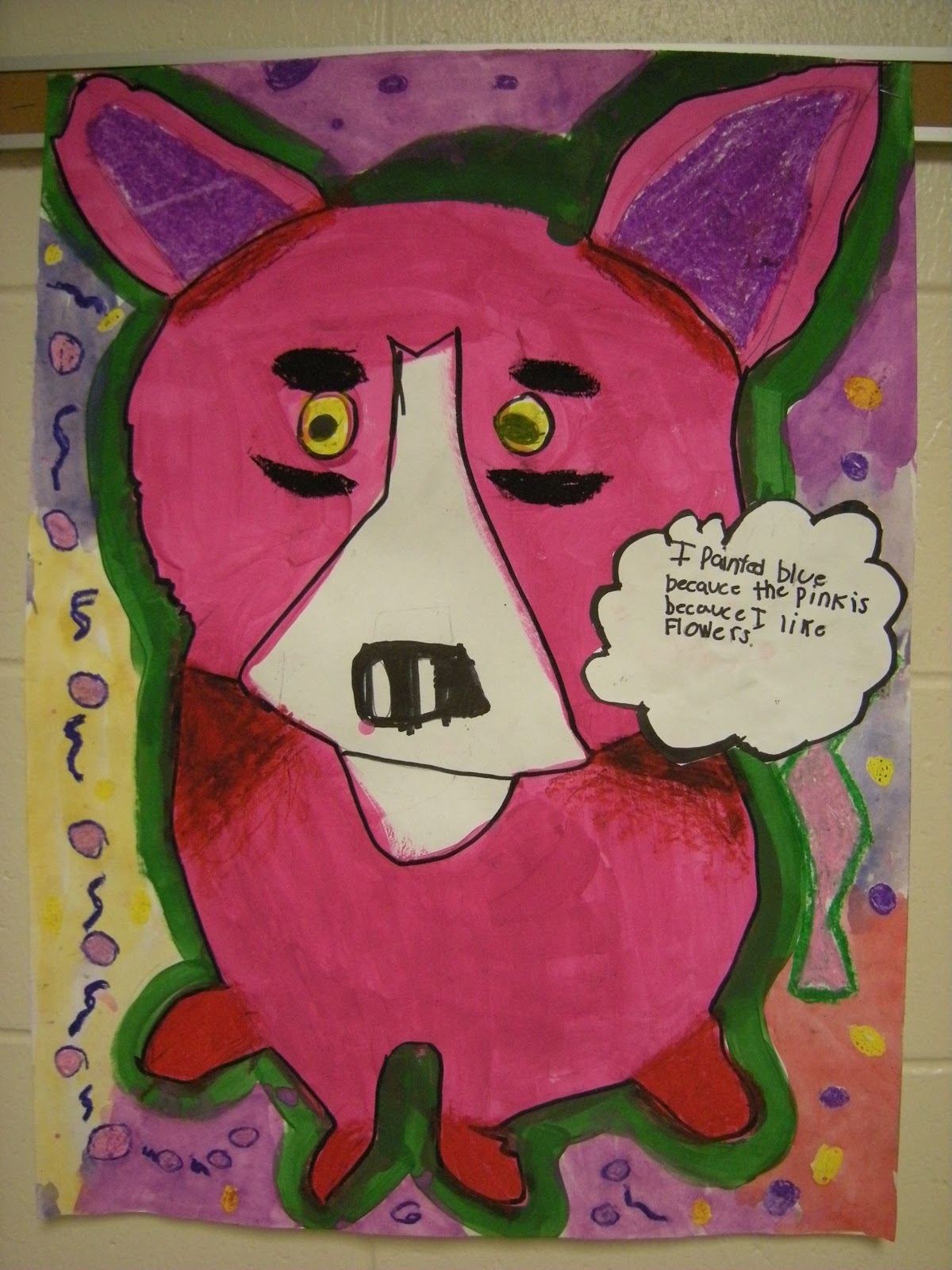 WHAT'S HAPPENING IN THE ART ROOM??: 3rd Grade Blue Dog