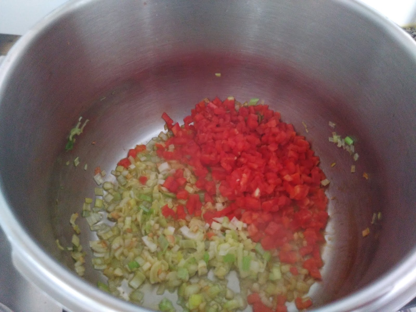 Lo que "Sé" cocina en casa: Choupa (pota) en salsa y arroz con verduras