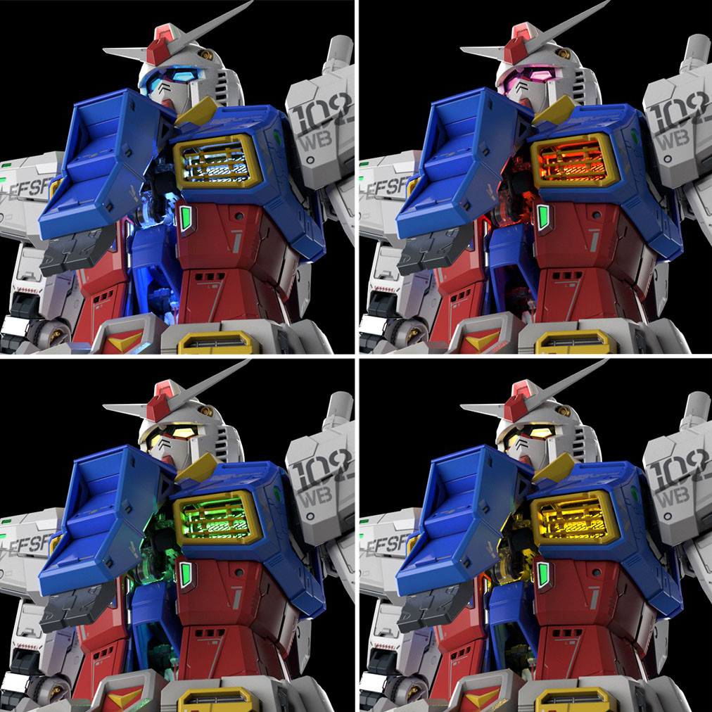 Perfect Grade Unleashed 1/60 RX-78-2 Gundam - Pilot-Exia Gundam