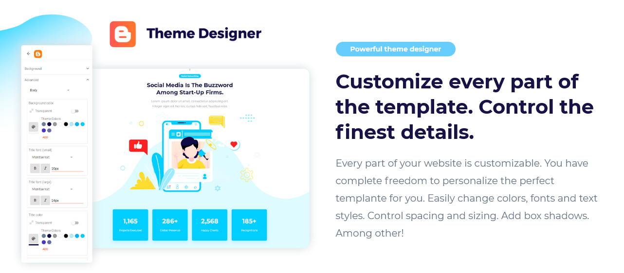 Faryfinit - Multipurpose Blogger Template 2021 Advanced - cairodock