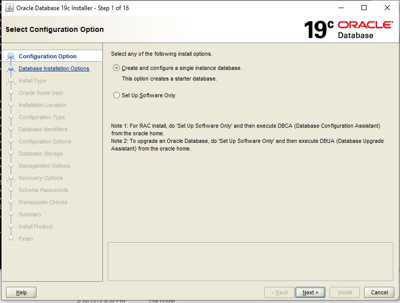 Oracle 19c Install on windows 10 - Pubudu Dewagama