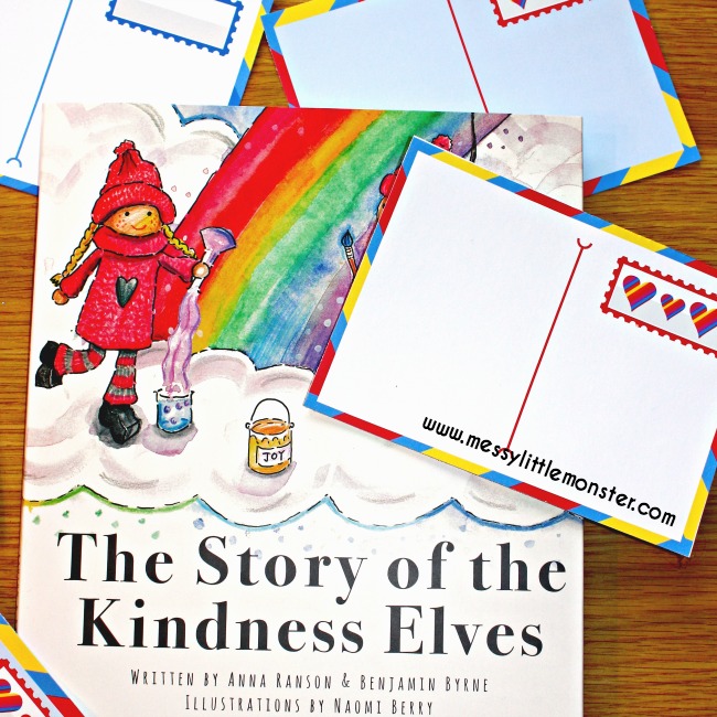 FREE printable postcards for kids - Messy Little Monster