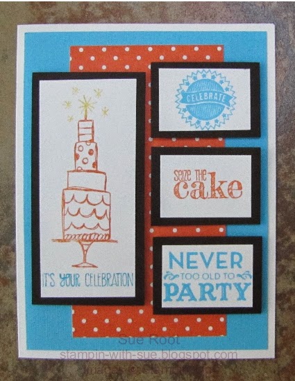 Stampin' With Sue: TSSC 319 - Birthday Card