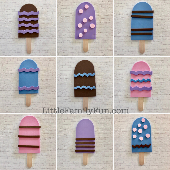 Little Family Fun: Summer Popsicle Craft Activity for Kids
