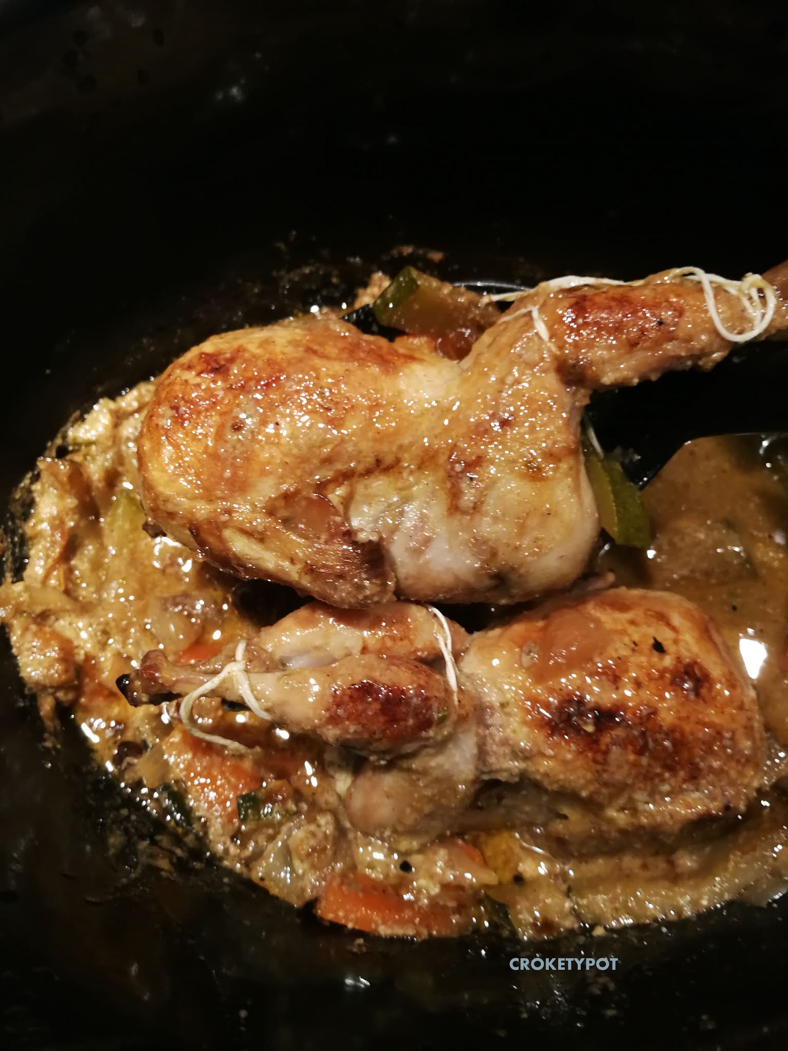 CROKETYPOT: CODORNICES RELLENAS DE FOIE Y UVAS MOSCATEL